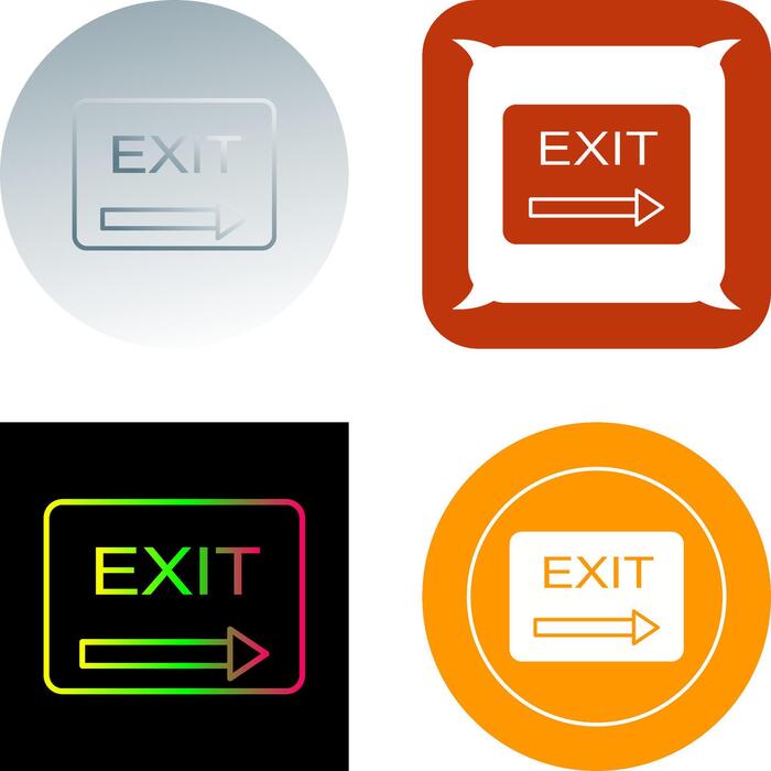 Exit Button Vector Art, Icons, and Graphics for Free Download