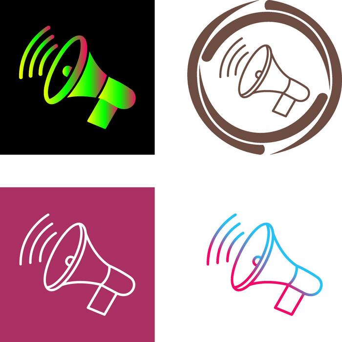 Loud Speaker Logo Vector Art, Icons, and Graphics for Free Download