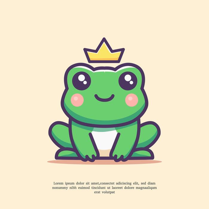 Cute Frog Cartoon Vector Art, Icons, and Graphics for Free Download