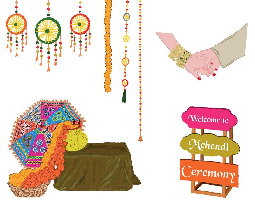 Indian Wedding Welcome Board Vector Art, Icons, and Graphics for Free Download