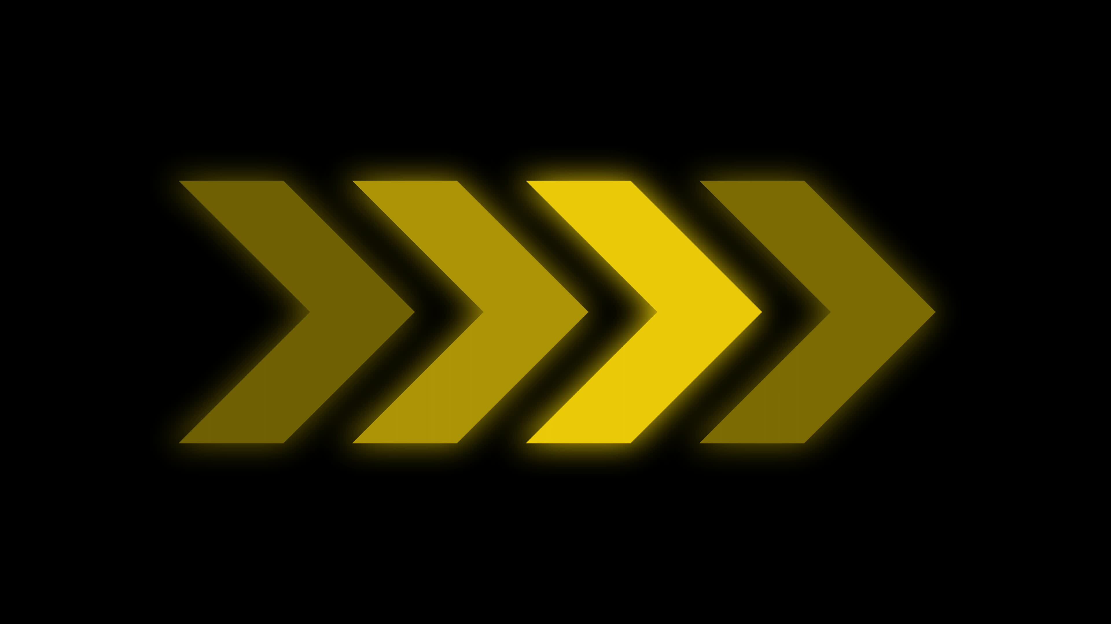Yellow Arrow Stock Video Footage for Free Download