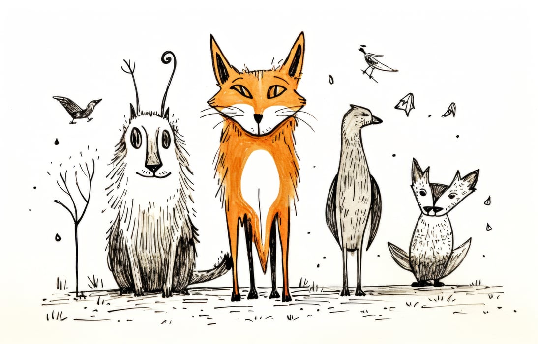 Dog Sketch Stock Photos, Images and Backgrounds for Free Download