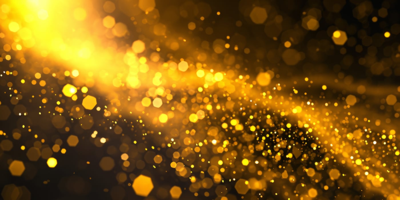 Glowing Gold Particles Stock Photos, Images and Backgrounds for Free Download