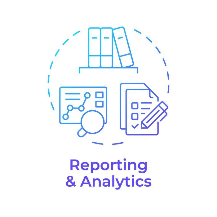 Reporting And Analytics Vector Art, Icons, and Graphics for Free Download
