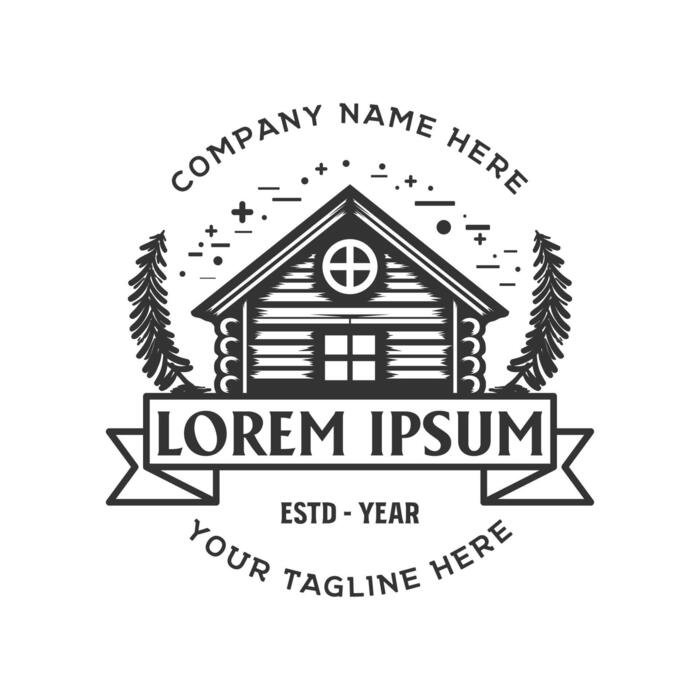 Log Cabin Vector Art, Icons, and Graphics for Free Download