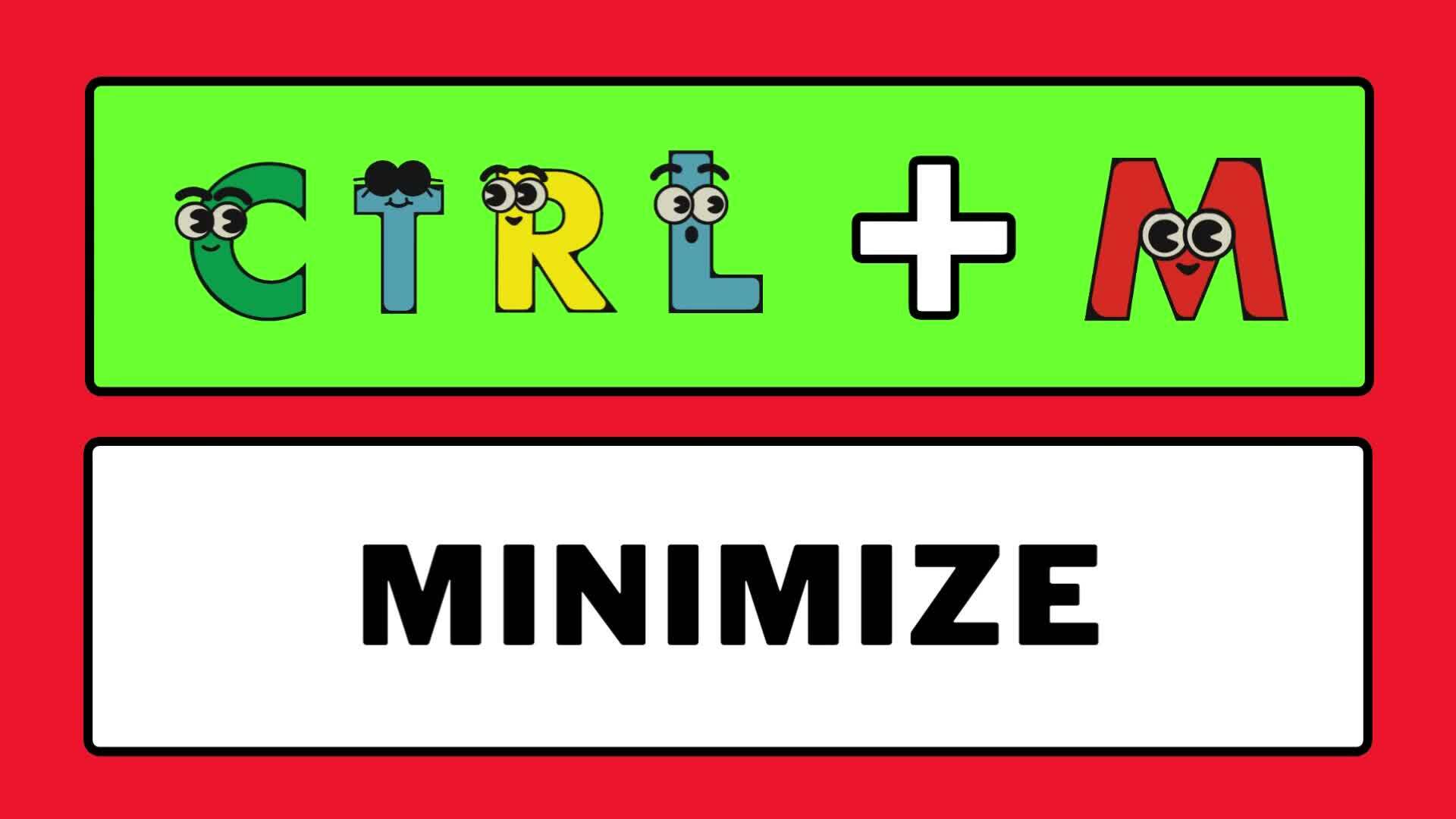 Cartoon Alphabets Computer Keyboard Shortcut Key Speeds Up The Work Of The Text Sortcut