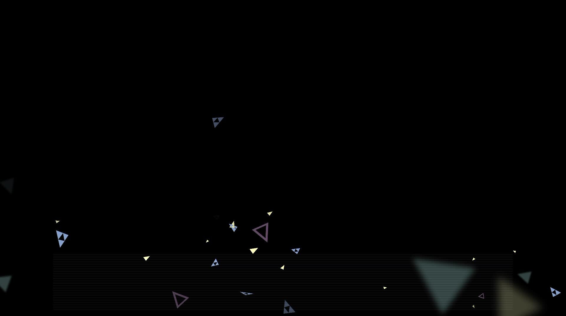 On Black Background Floating Golden Sparkles Glowing Particles