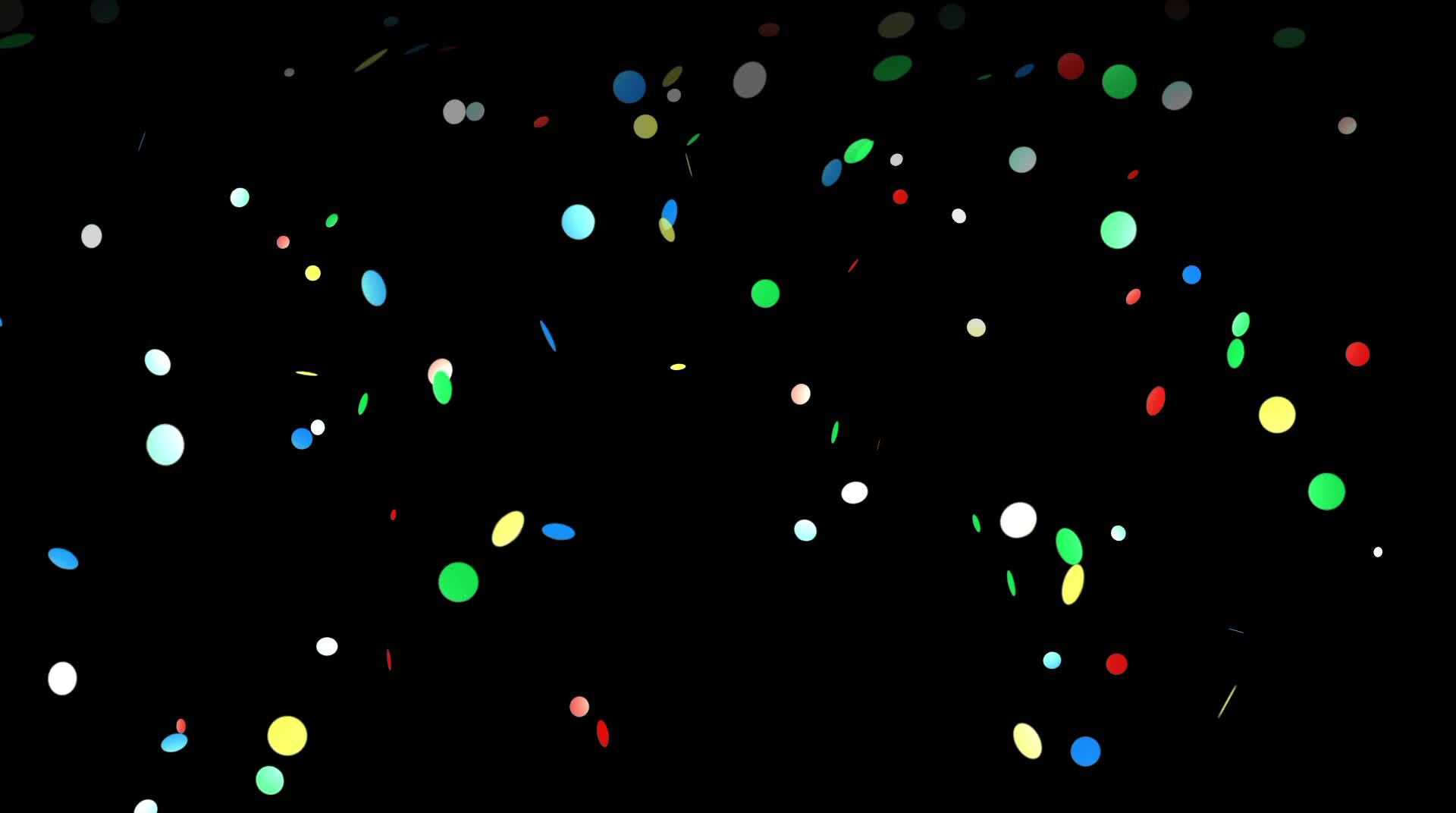 On Black Background Floating Golden Sparkles Glowing Particles