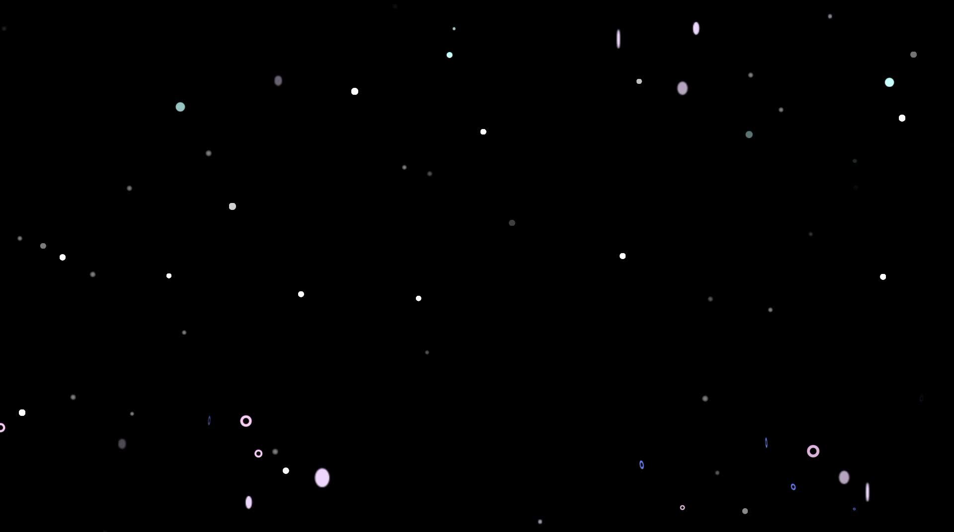 On Black Background Floating Golden Sparkles Glowing Particles