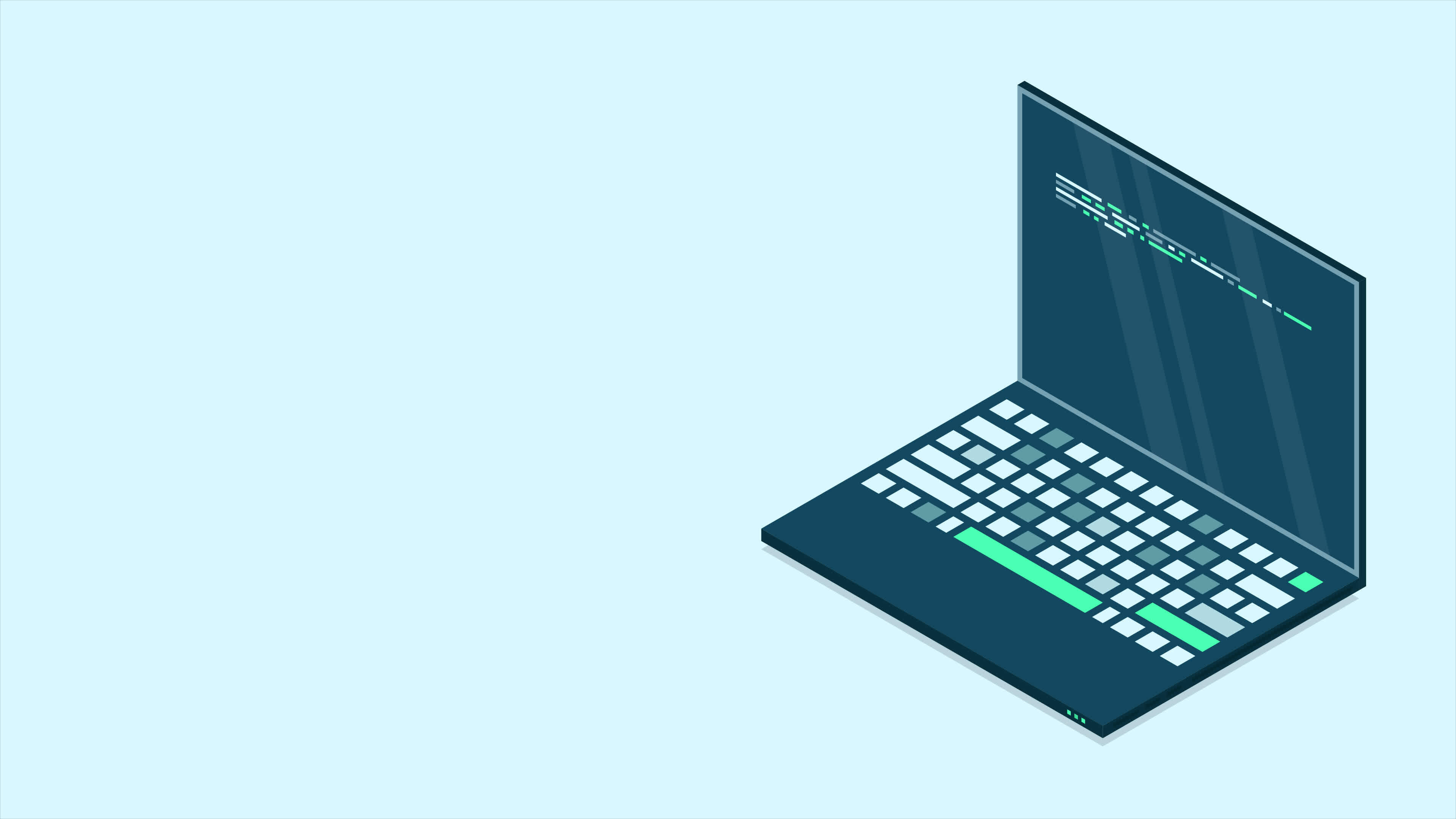 Isometric Laptop Animation 3d Isometric Laptop Computer Abstract