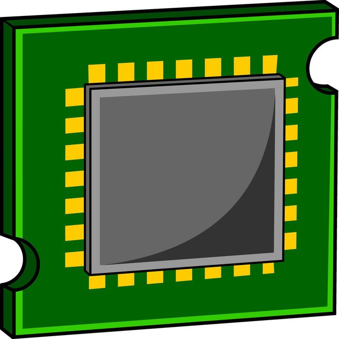 Microprocessor Chip Vector Art, Icons, and Graphics for Free Download