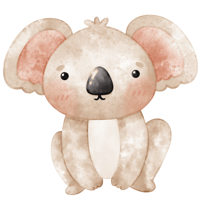 Koala Watercolor PNGs for Free Download