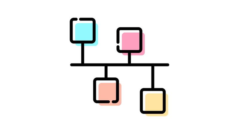 Animated timeline icons with a transparent background and easy to use ...