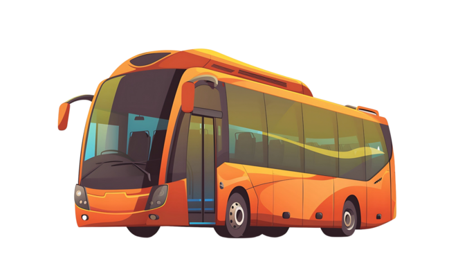 Bus Cartoon Pngs For Free Download