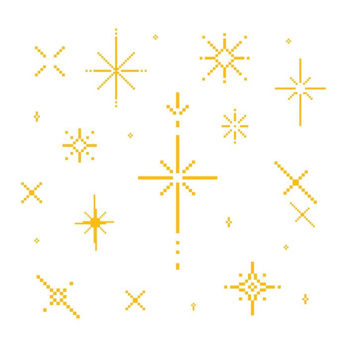 Pixel Sparkle Vector Art, Icons, and Graphics for Free Download