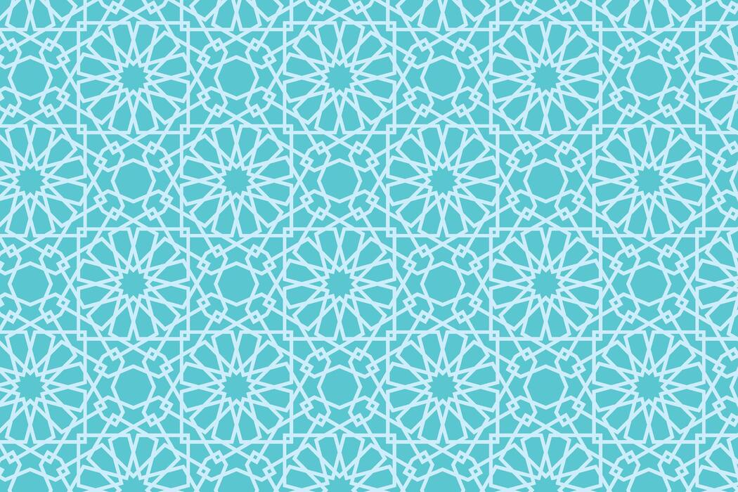 Blue Arabic Pattern Vector Art, Icons, and Graphics for Free Download