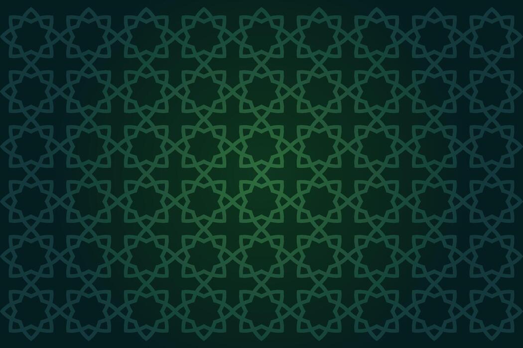 Islamic Pattern Green Vector Art, Icons, and Graphics for Free Download