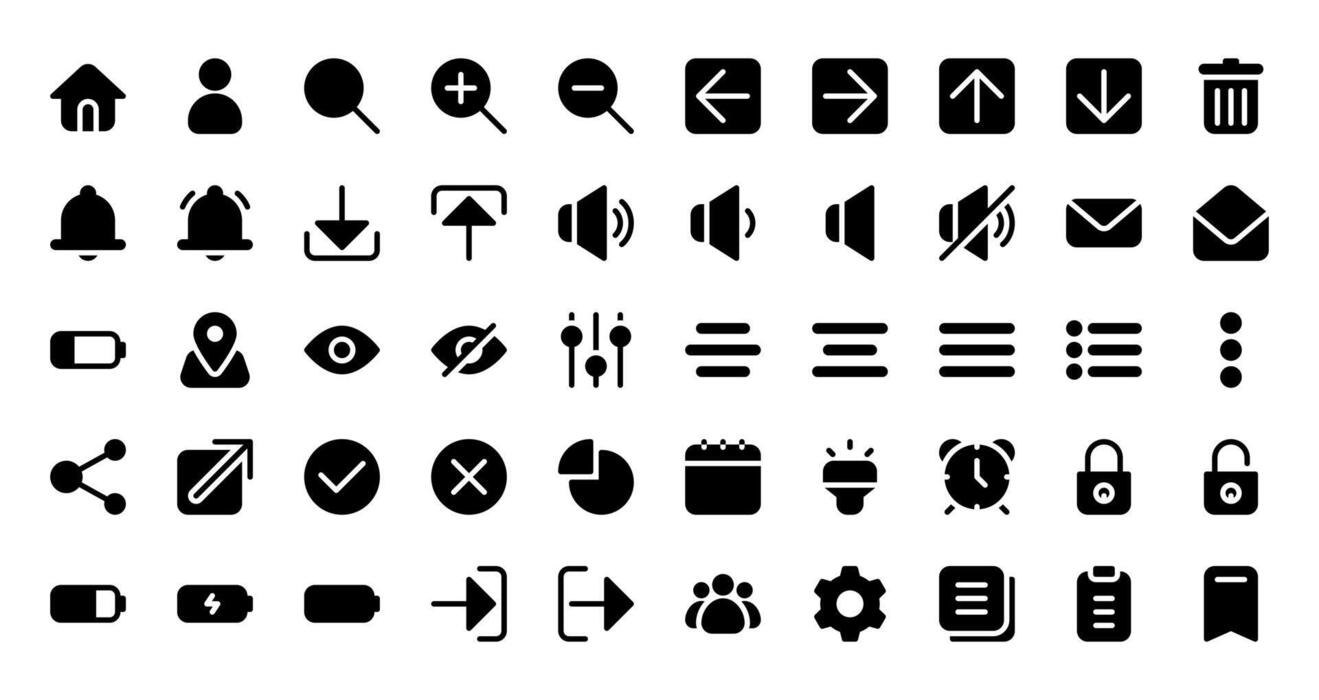 Toolbar Icons Vector Art, Icons, and Graphics for Free Download