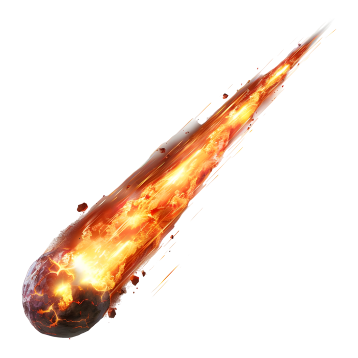 Meteorito PNG para descargar gratis