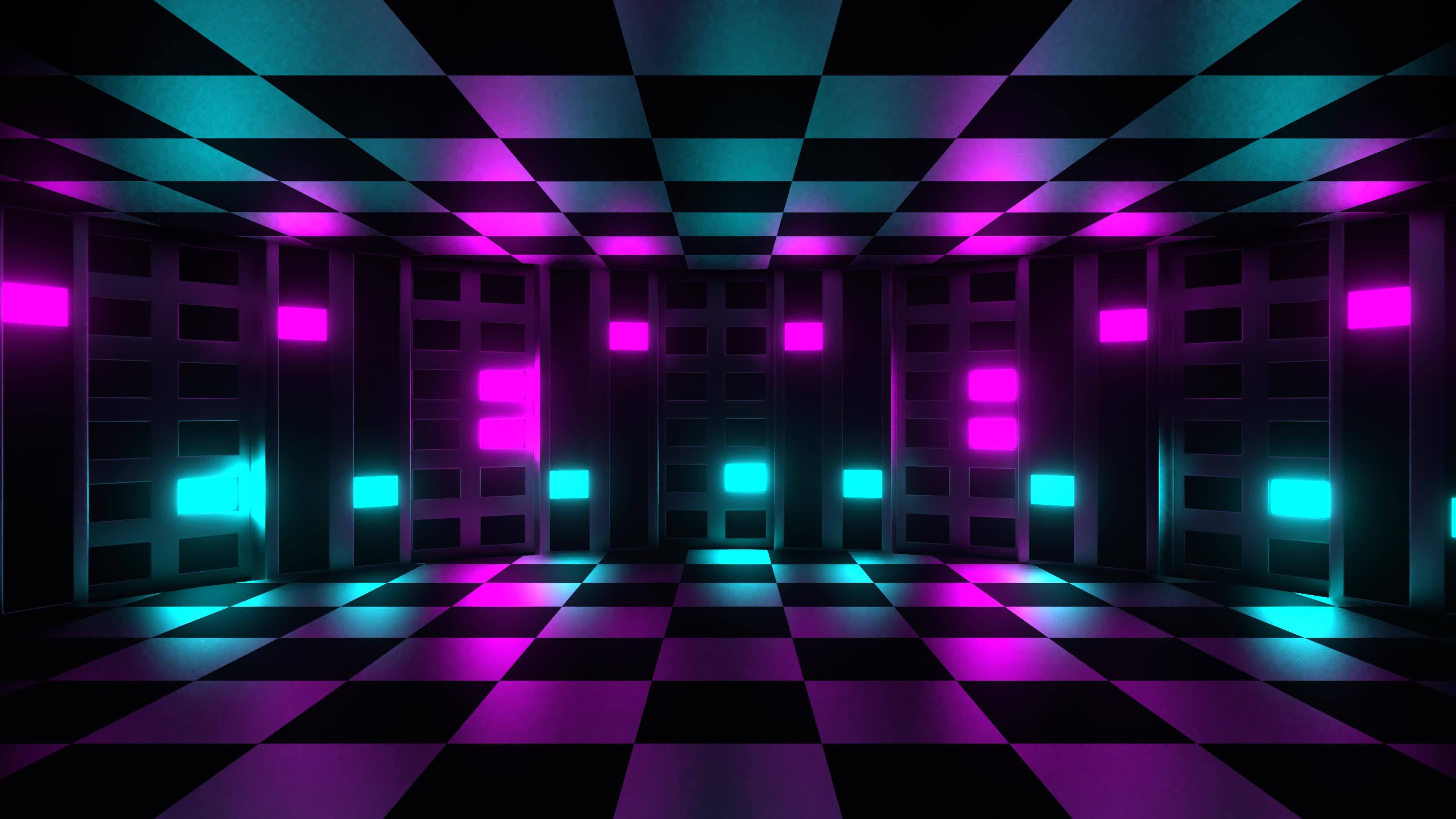 Cyan and Pink Neon Circular Light Strobe Effect Background VJ Loop in 4K 44644673 Stock Video at ...