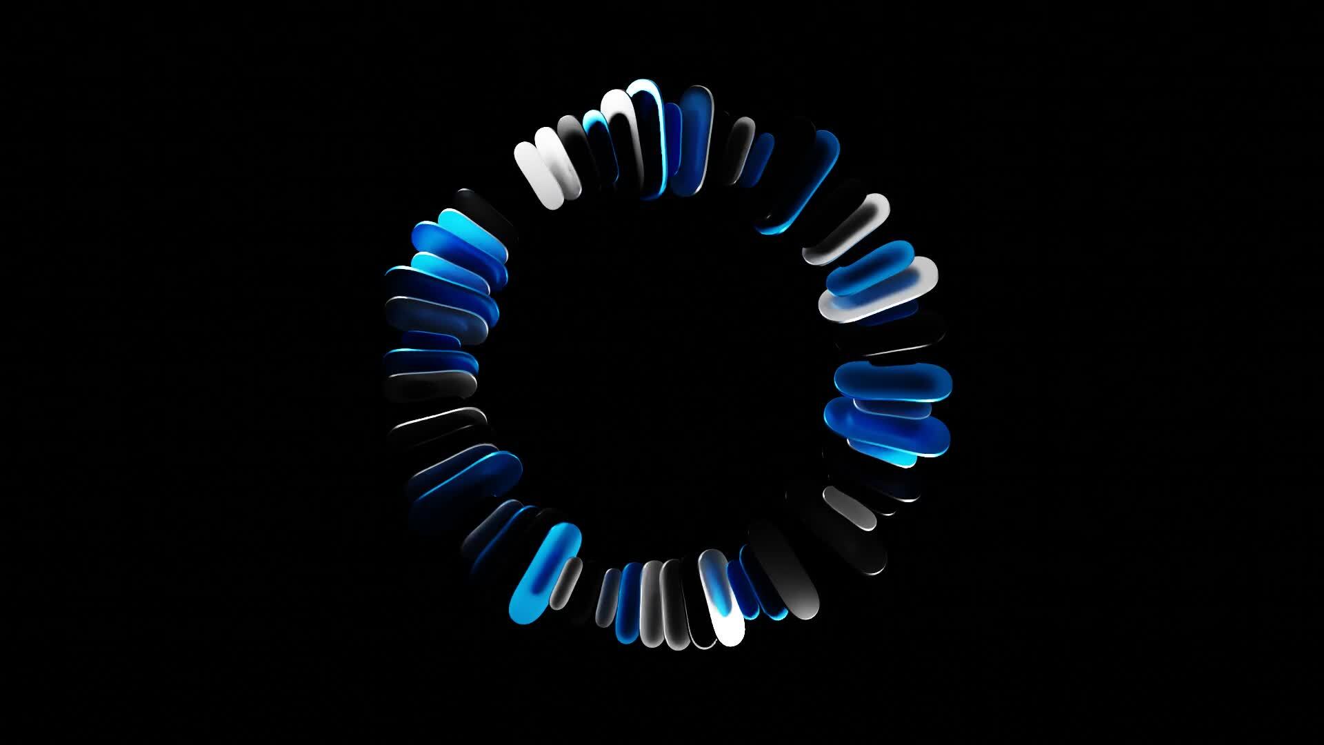 Clockwise rotation of a rectangular geometric plate. 3D rendering. 44645898 Stock Video at Vecteezy