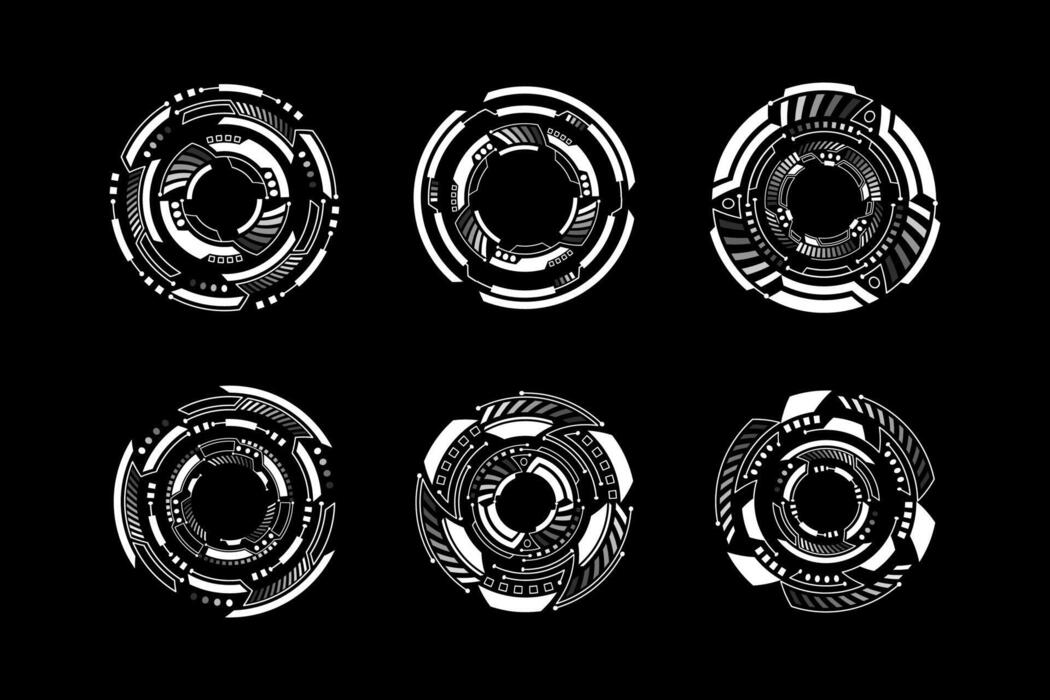 Page 2 | Cyberpunk Circle Vector Art, Icons, and Graphics for Free Download