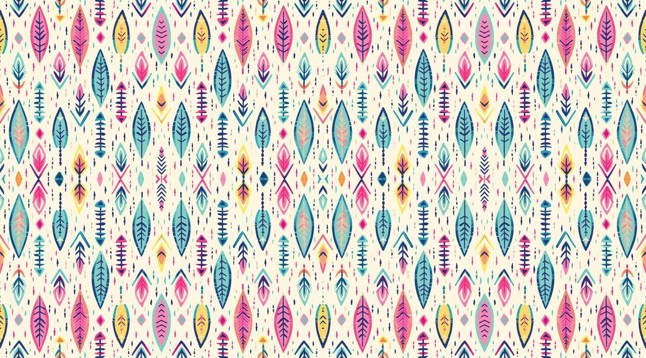 Boho Seamless Pattern Vector Art Icons And Graphics For Free Download