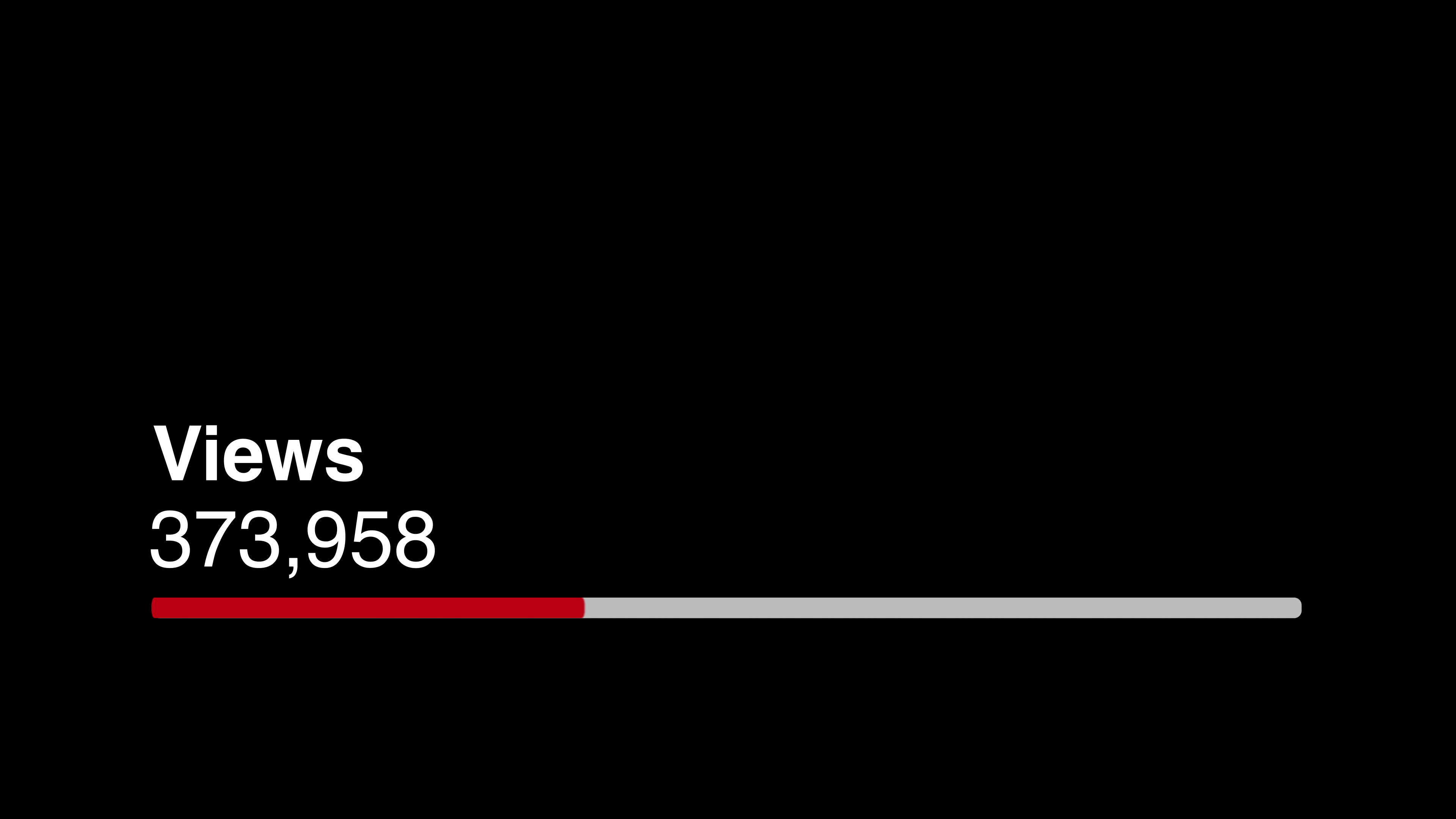 Live Count Social Media Black Background Animation 44782950 Stock Video 6159