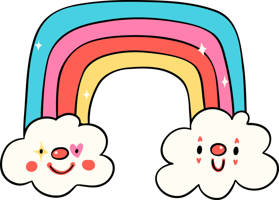 Rainbow Cartoon PNGs for Free Download