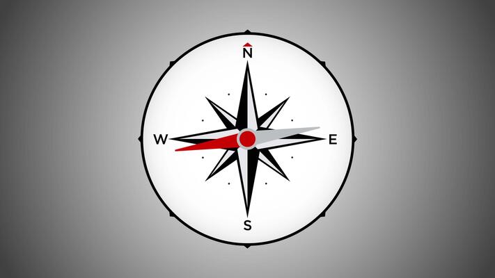 Compass Animation Stock Video Footage for Free Download