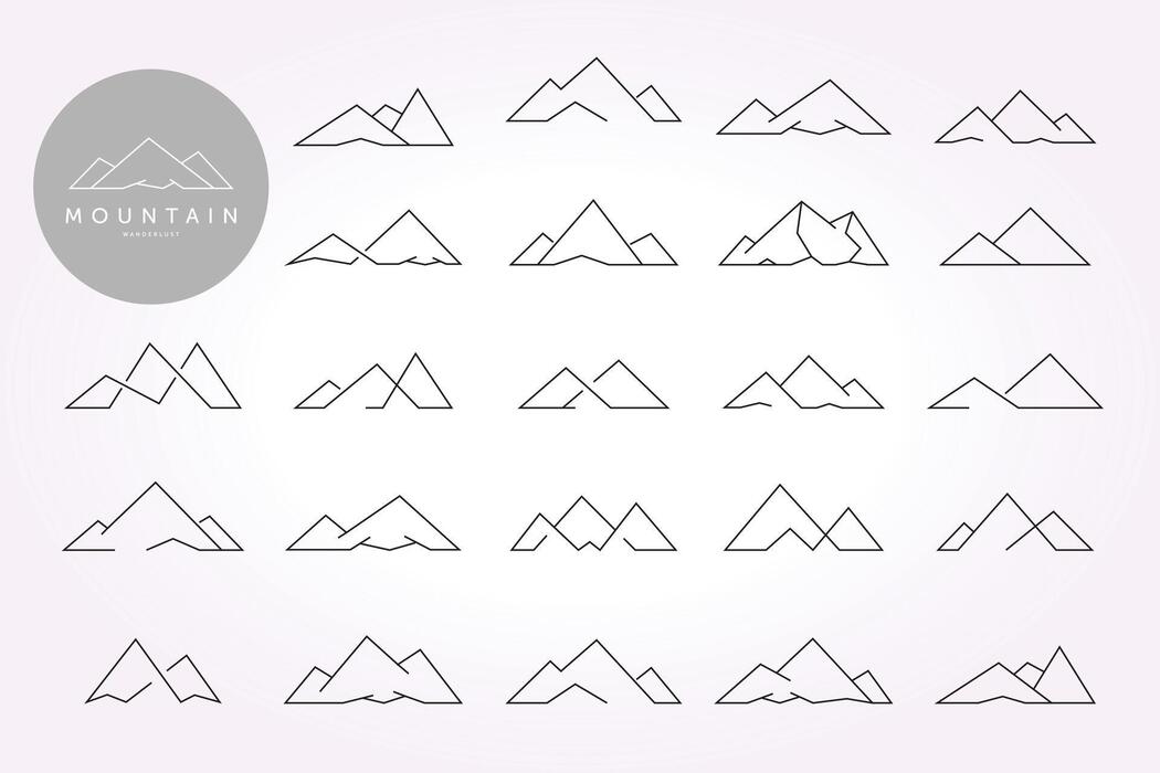 Simple Mountain Vector Art, Icons, and Graphics for Free Download