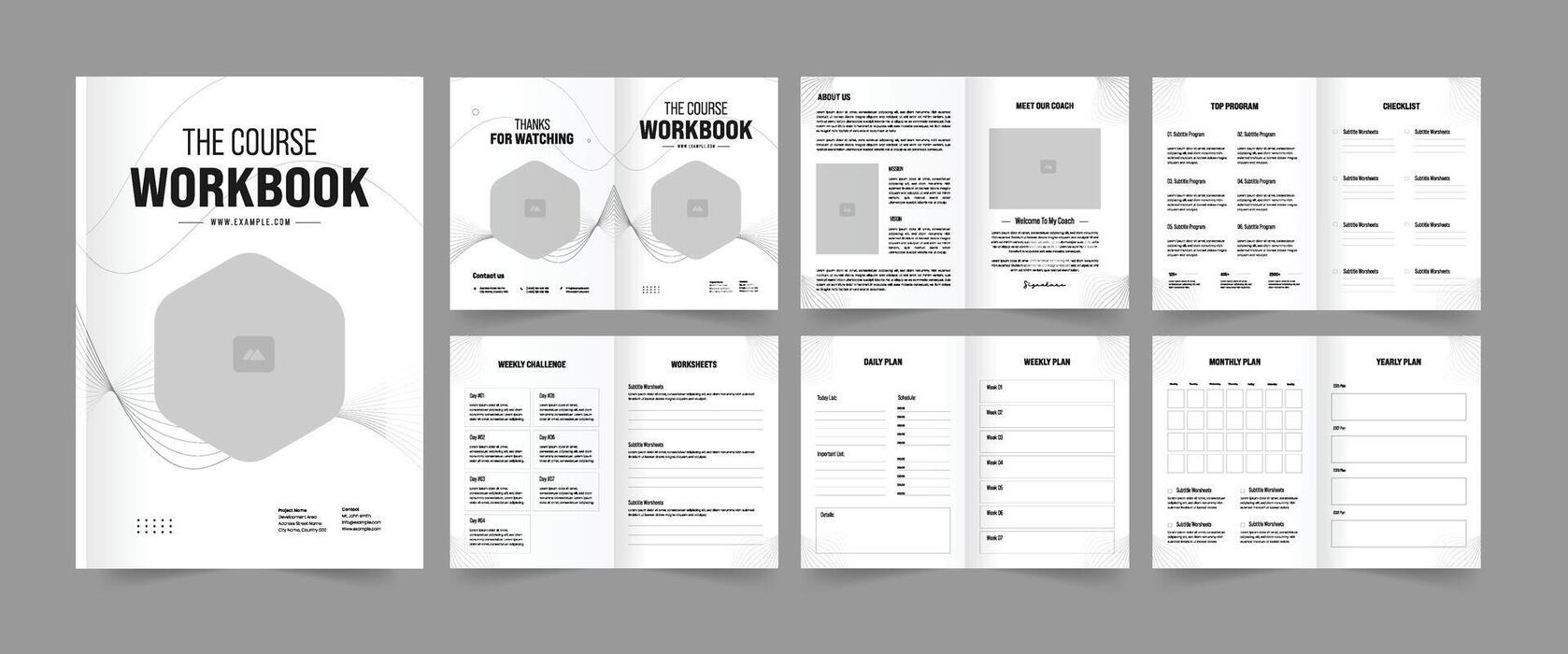 Workbook Template Vector Art, Icons, and Graphics for Free Download