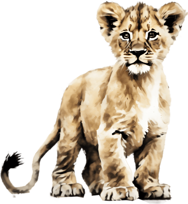 Baby Safari Animals PNGs for Free Download