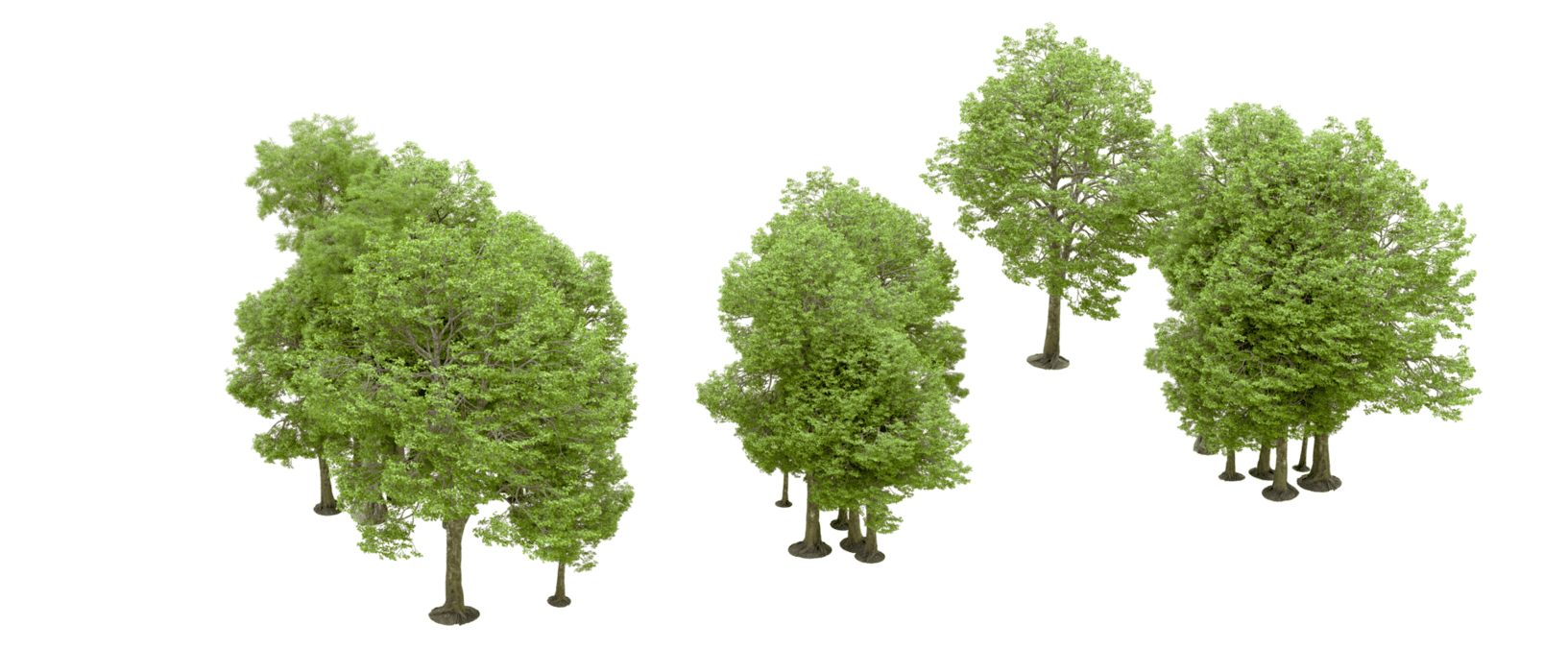 Isometric Trees PNGs for Free Download