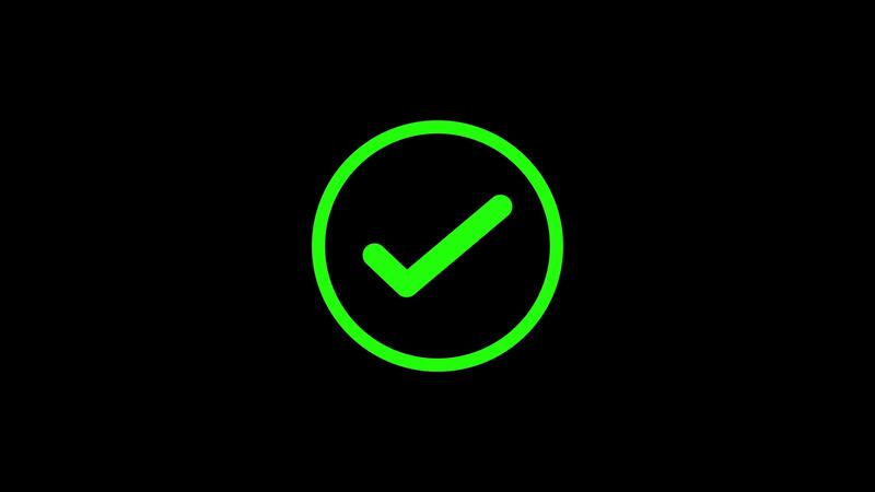 Tick Animated Check Mark, Tick Write checkmark animation. 4K Resolution ...