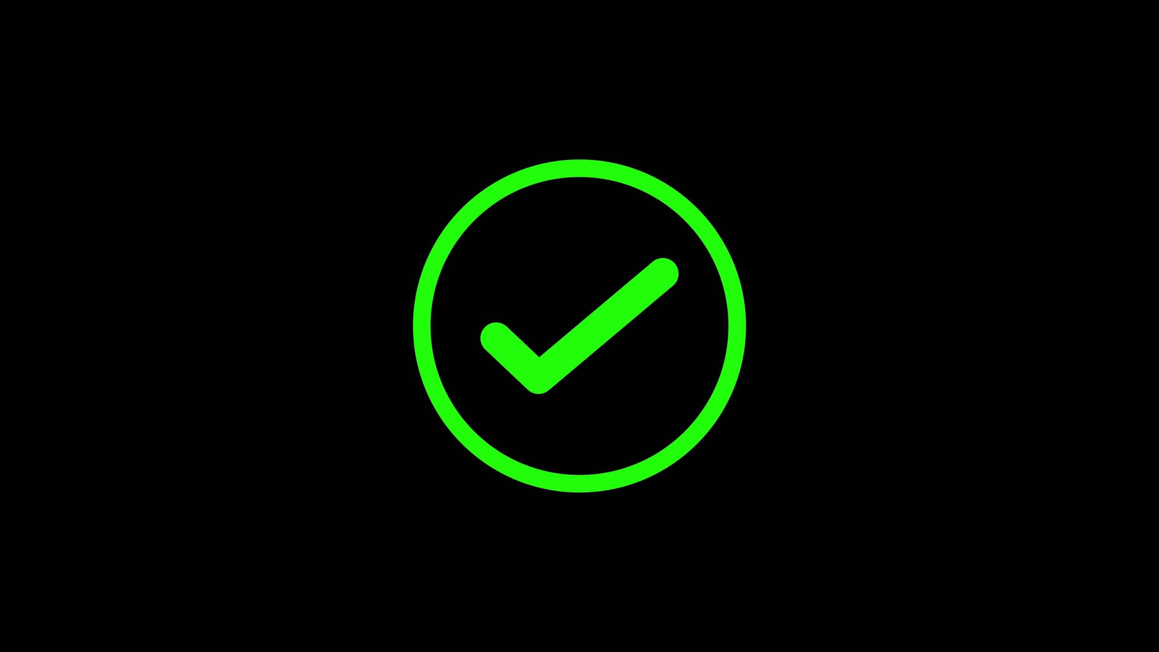 garrapata animado cheque marca, garrapata escribir marca de verificación animación. 4k ...