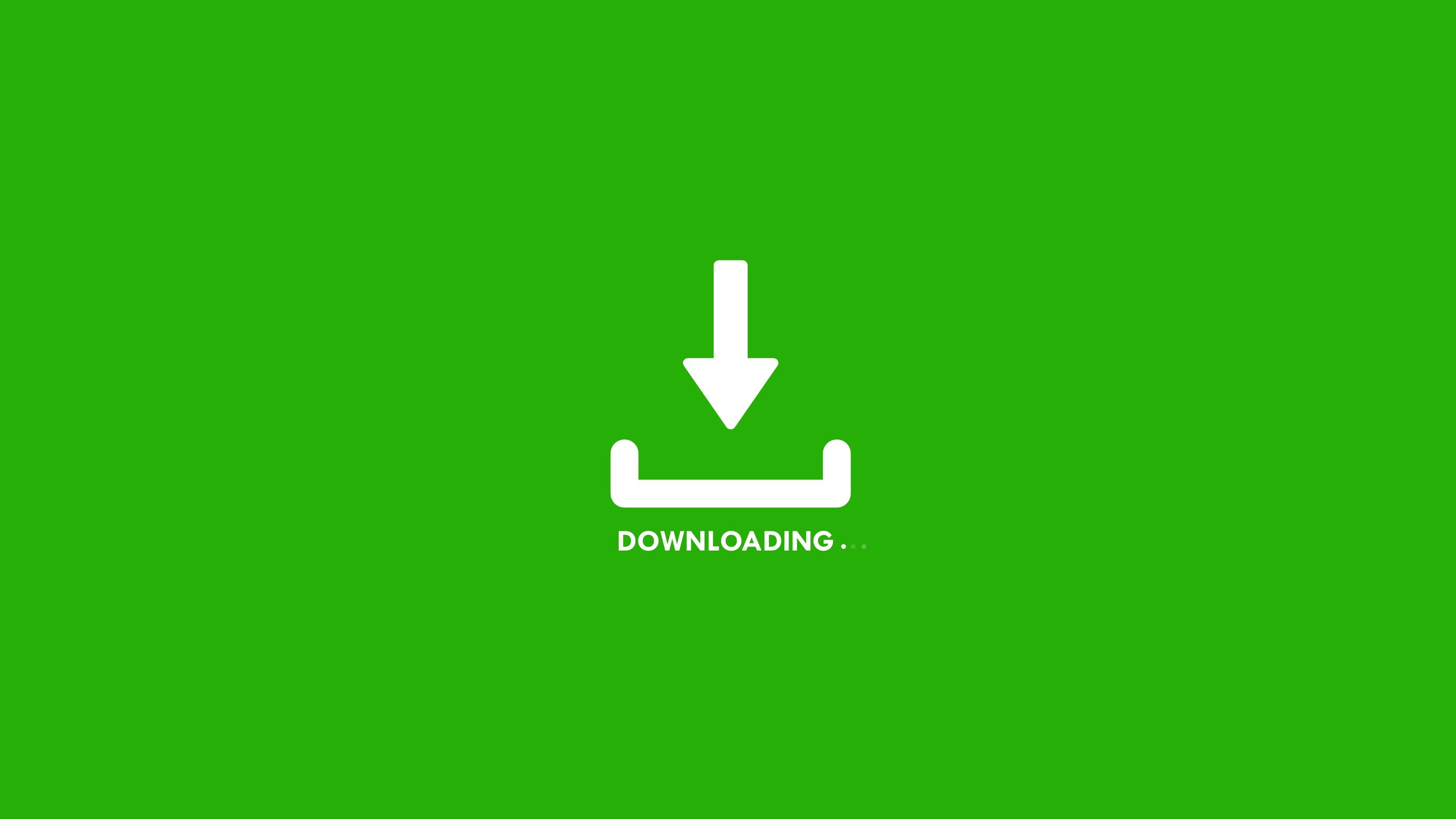Download icon motion graphic animation. Loading icon with technology ...