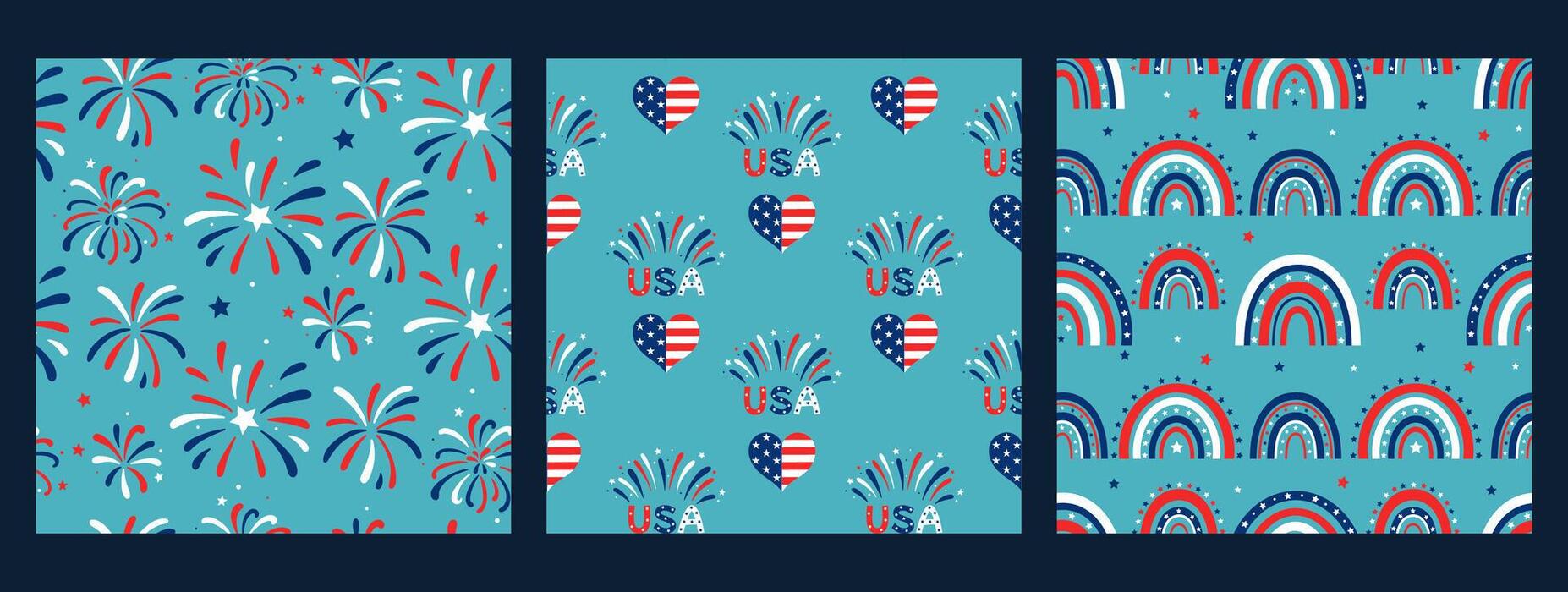 4th Of July Pattern Vector Art, Icons, and Graphics for Free Download
