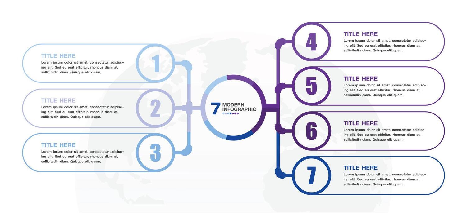 7 Point Infographic Vector Art, Icons, and Graphics for Free Download
