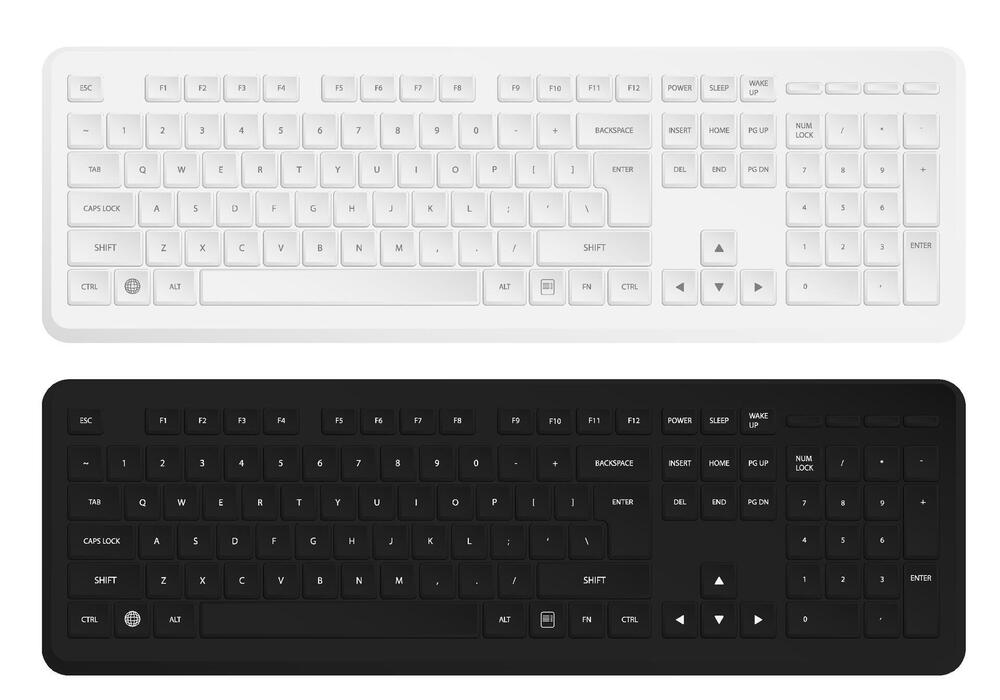 Computer Keyboard Keys Vector Art, Icons, and Graphics for Free Download