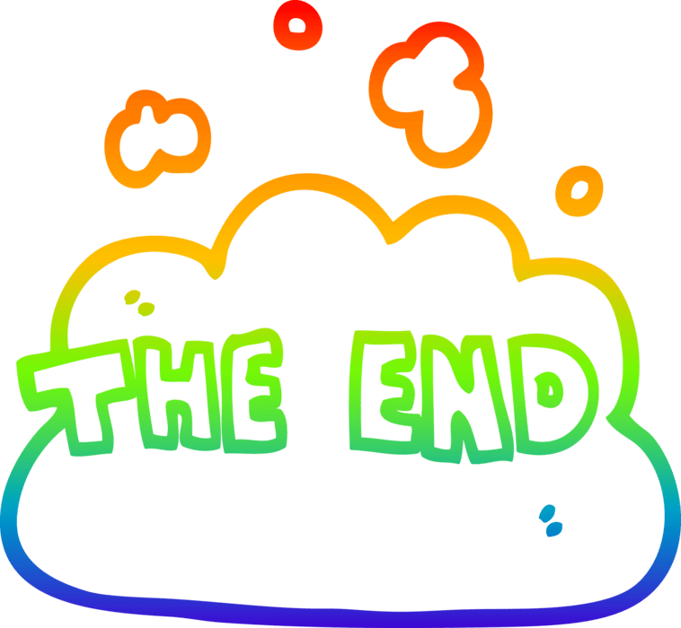 The End PNGs for Free Download
