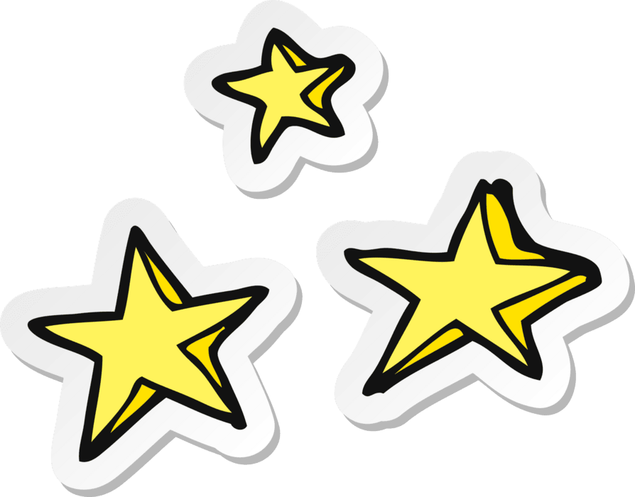 Star Stickers PNGs for Free Download