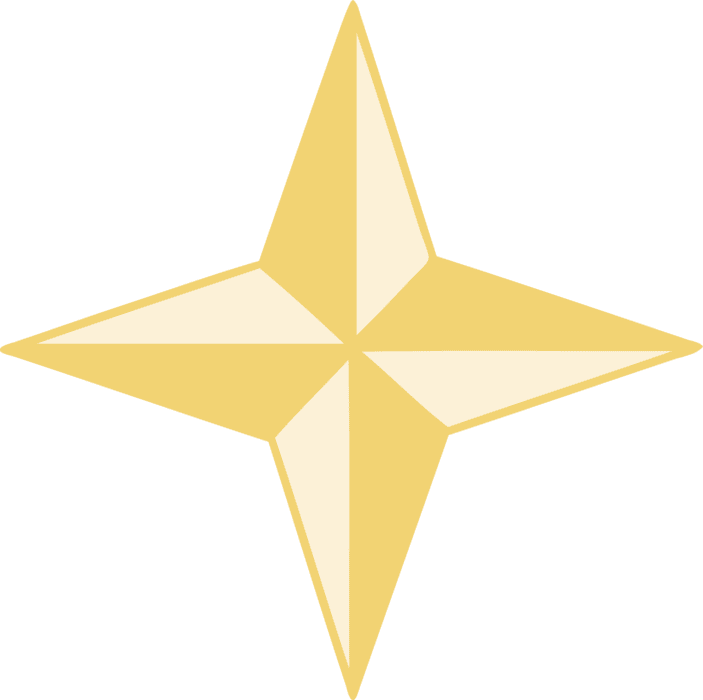4 Pointed Star PNGs for Free Download