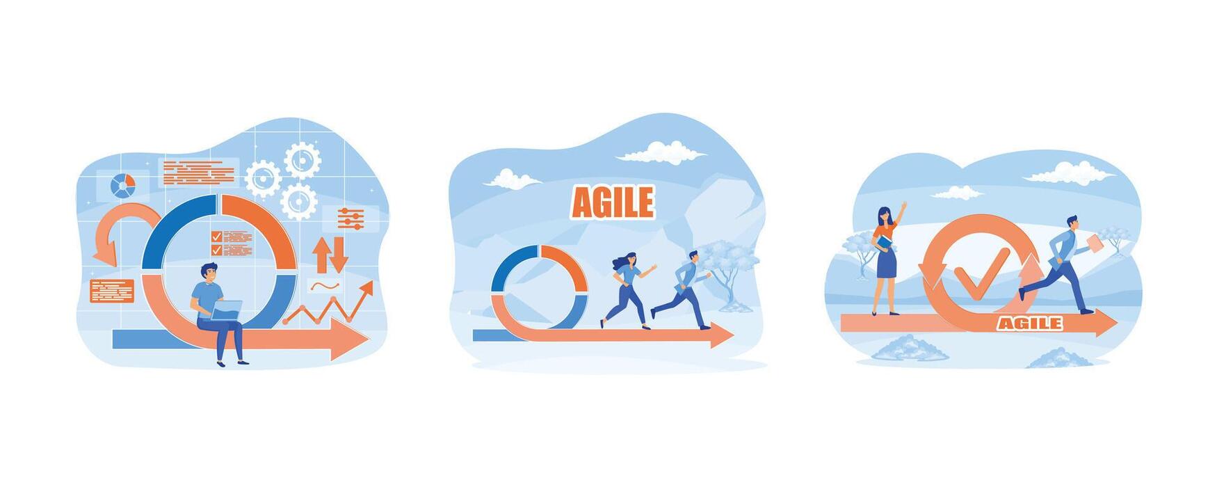 Agile Methodology Vector Art, Icons, and Graphics for Free Download