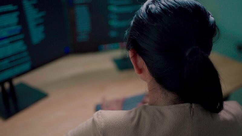 People Coding Stock Video Footage for Free Download