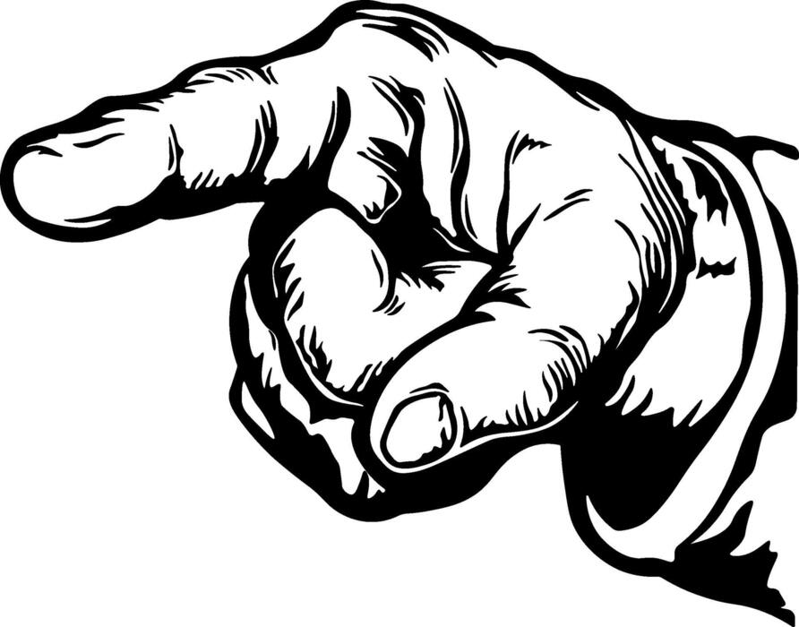 Finger Pointing You Vector Art, Icons, and Graphics for Free Download