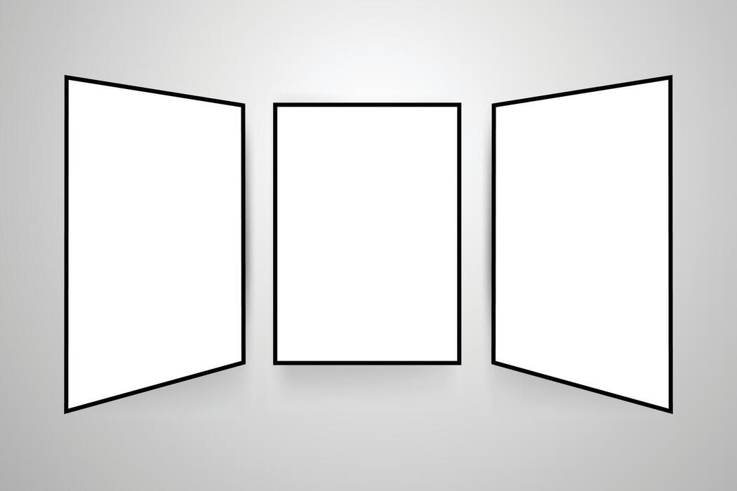 3 Frame Mockup Vector Art Icons And Graphics For Free Download
