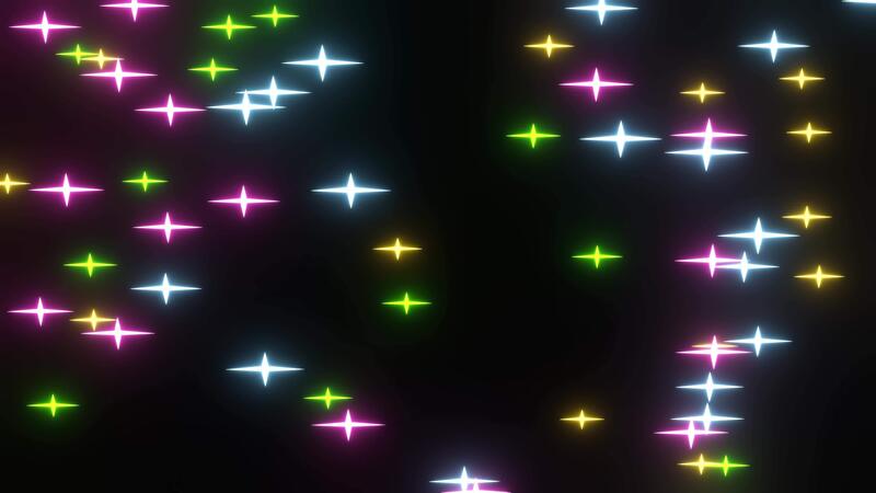 Abstract motion background. Rain of twinkling stars 45367834 Stock Video at Vecteezy