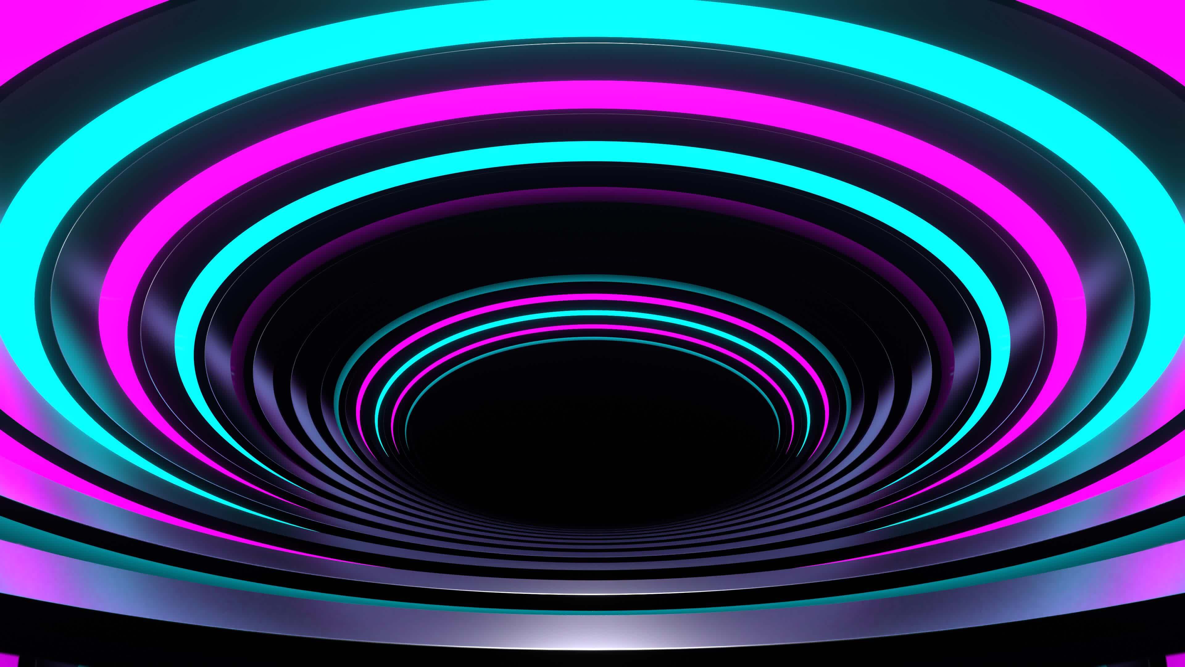 Cyan and Pink Neon Reverse Ellipse Tunnel Background VJ Loop in 4K 45368459 Stock Video at Vecteezy