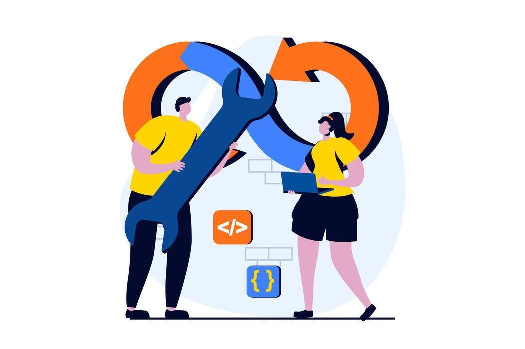 Low Code Development Vector Art Icons And Graphics For Free Download